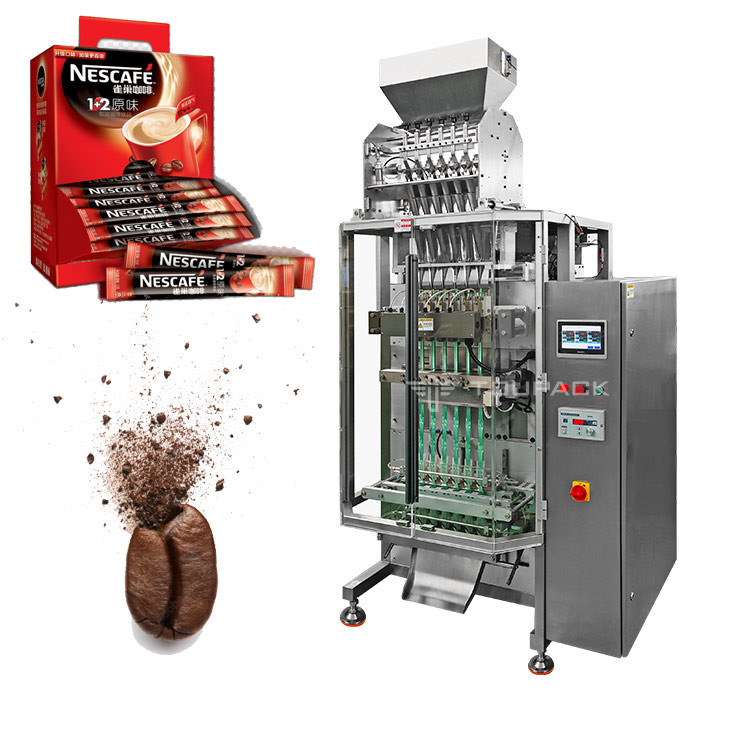 Multi Lane Coffee Powder Packing Machine Sachet Ketchup Stick Liquid ...