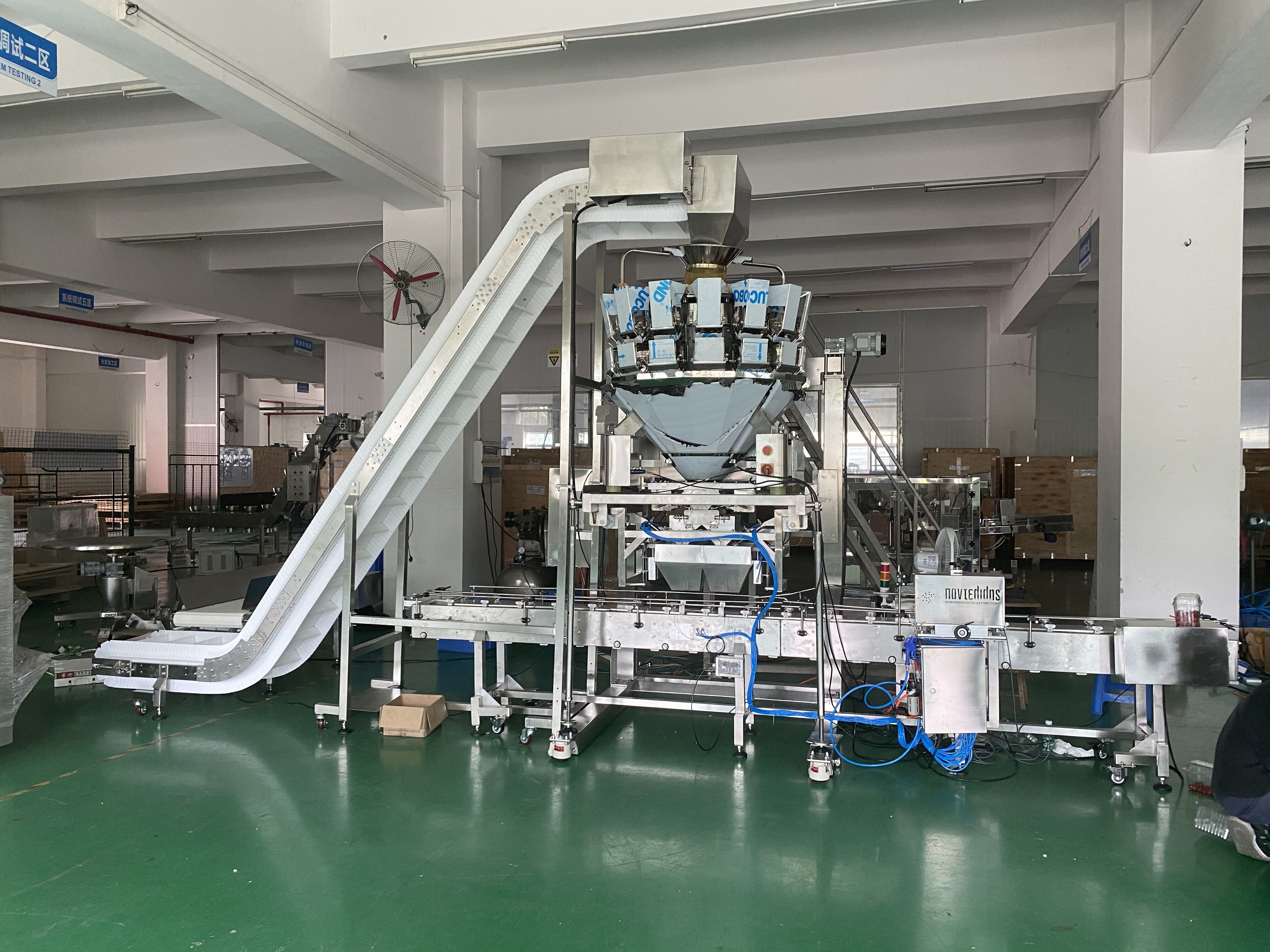 30WPM Fruit Packaging Machine with Multi-Head Weigher