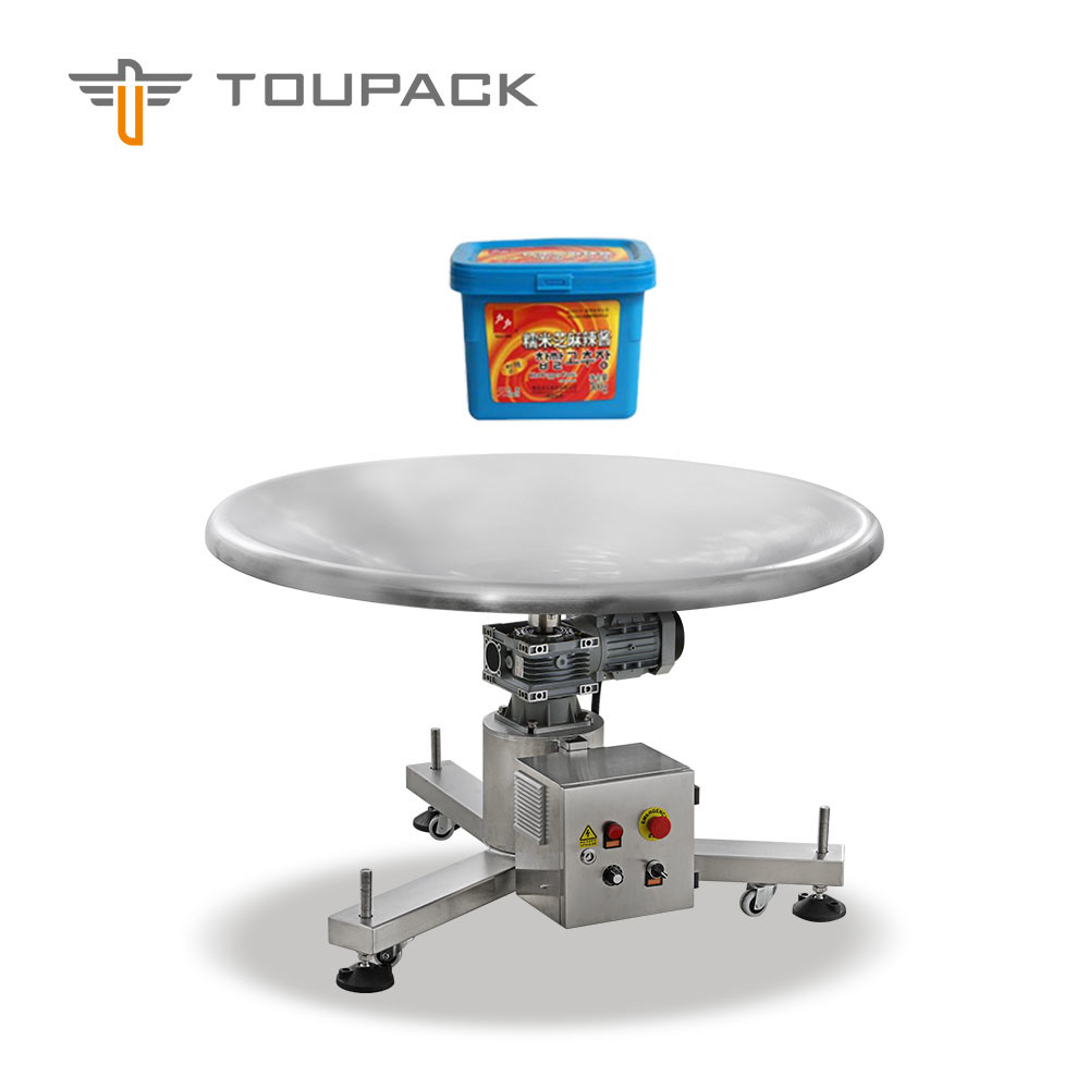 1000mm Diameter SUS304 Rotary Collecting Table For Food Processing
