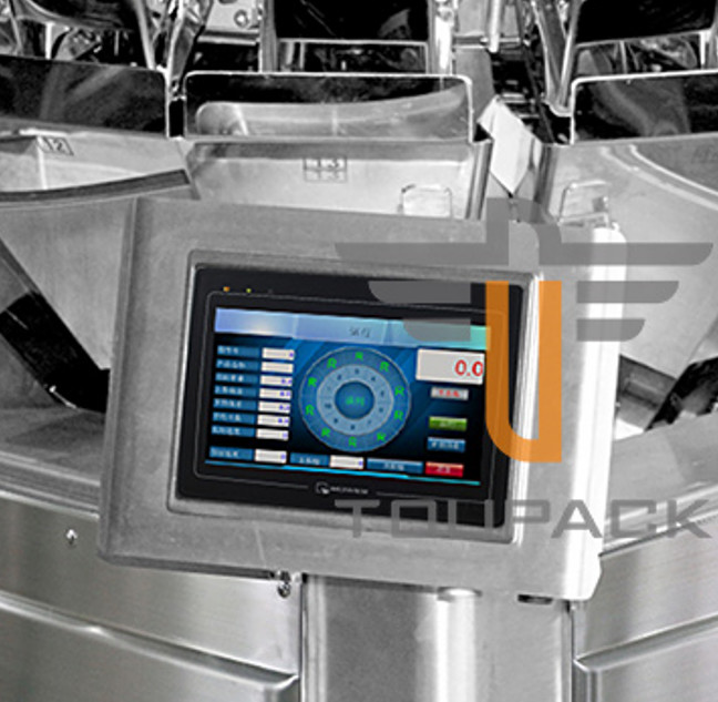 14 Heads Multihead Weigher Packing Machine With PLC Control System