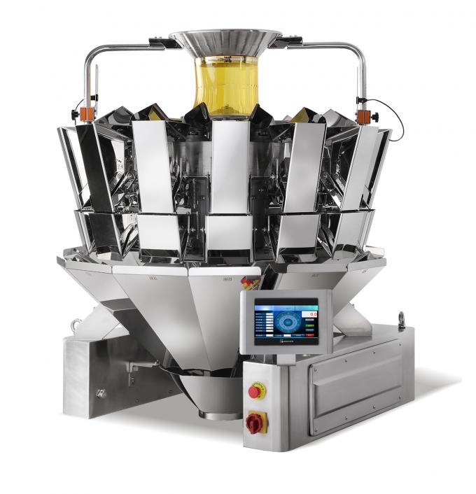 Food Grade Multihead Combination Weigher Packing System SUS304 Puffed ...
